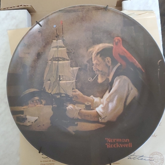 Norman Rockwell | Other | Norman Rockwell The Ship Builder Plate | Poshmark